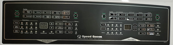 SPEEDQUEEN SF7007WE Stacked White Washer – Electric Dryer with Pet Plu ...